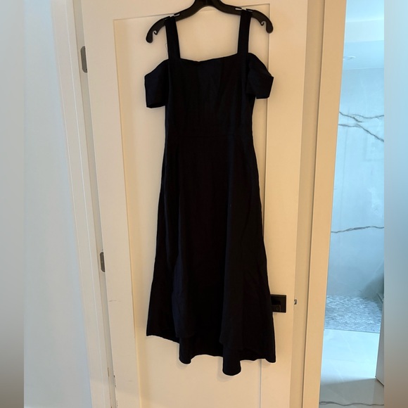 A.L.C. | Dresses | Demure Black Alc Off Shoulder Dress With Strapsnwt ...